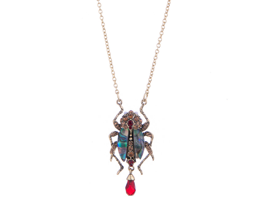 JEWELED BUG PENDANT NECKLACE – The Huntington Store