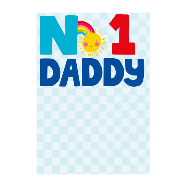 No.1 DADDY GREETING CARD - The Huntington Store